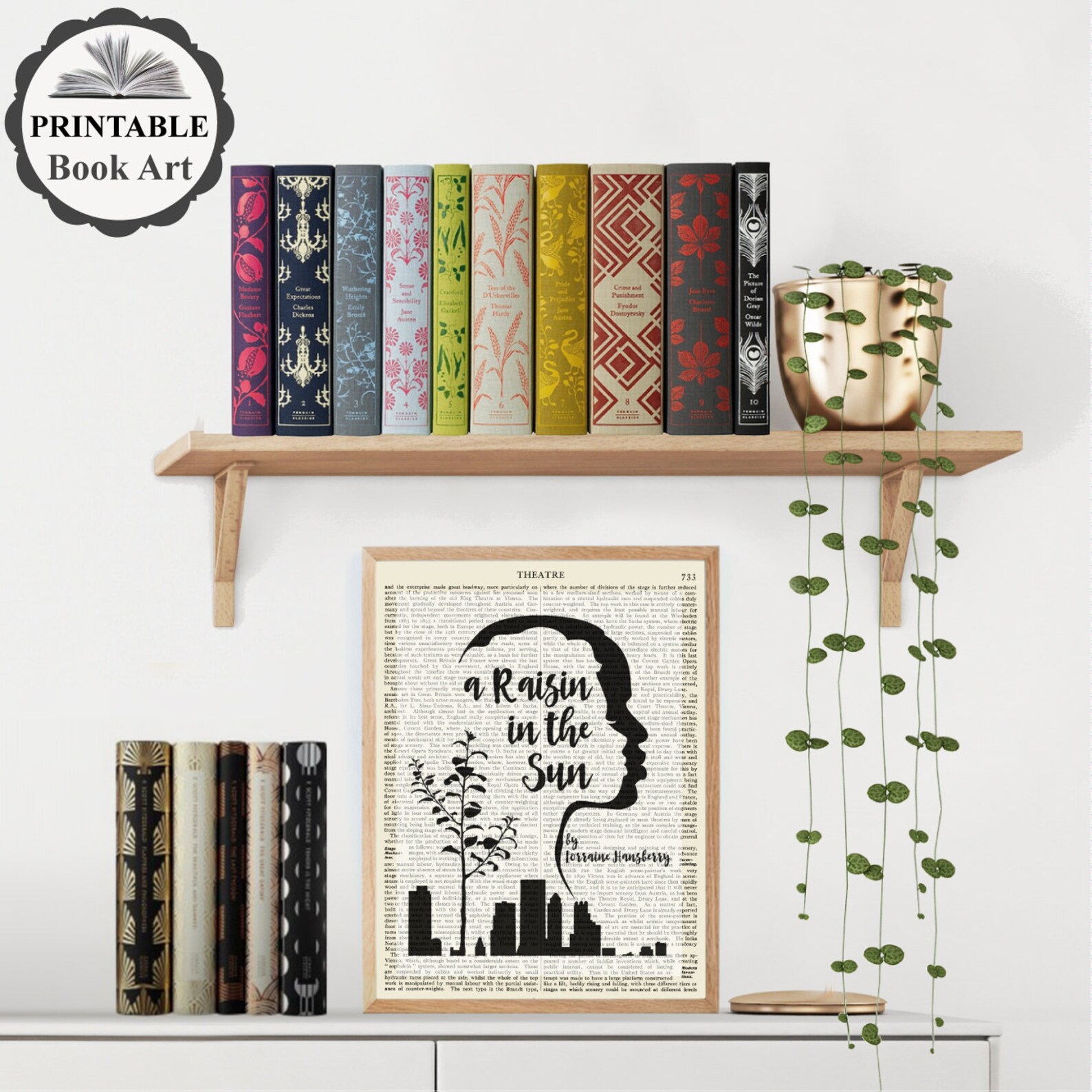 Printable 'A Raisin in the Sun' Play Book Cover Art - Etsy