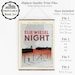 Printable 'night' Book Cover Art Print on Vintage Encyclopedia Page ...