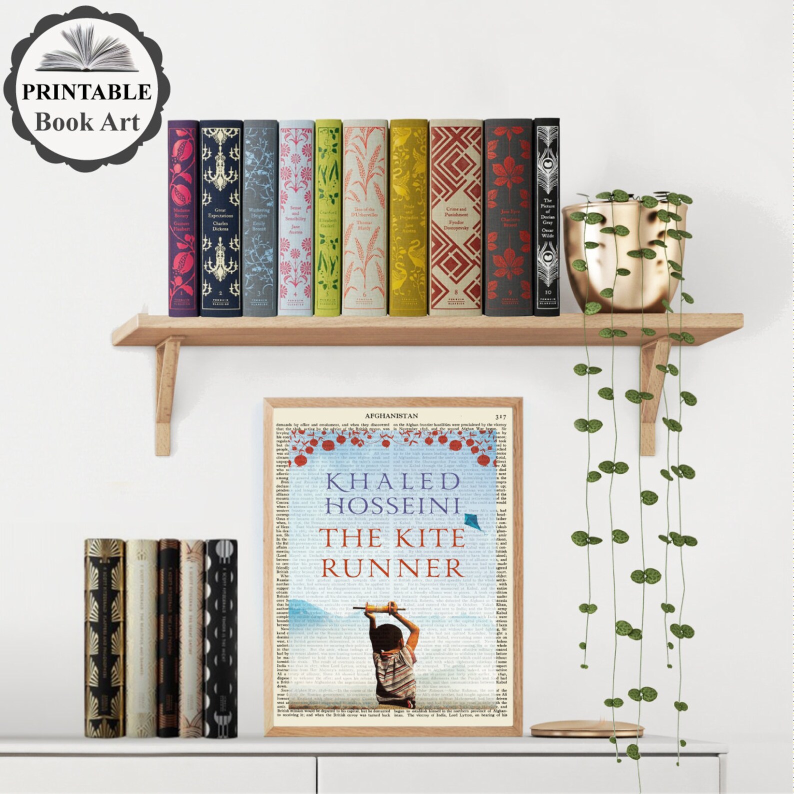 Printable Book Cover Poster of 'the Kite Runner' by Kahled Hosseini ...