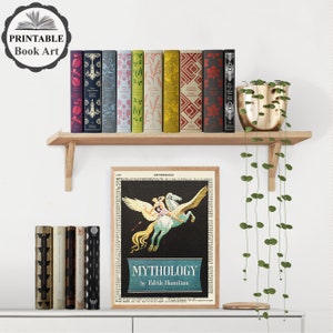Instant Download 'mythology' Book Cover Wall Art Poster Print on ...