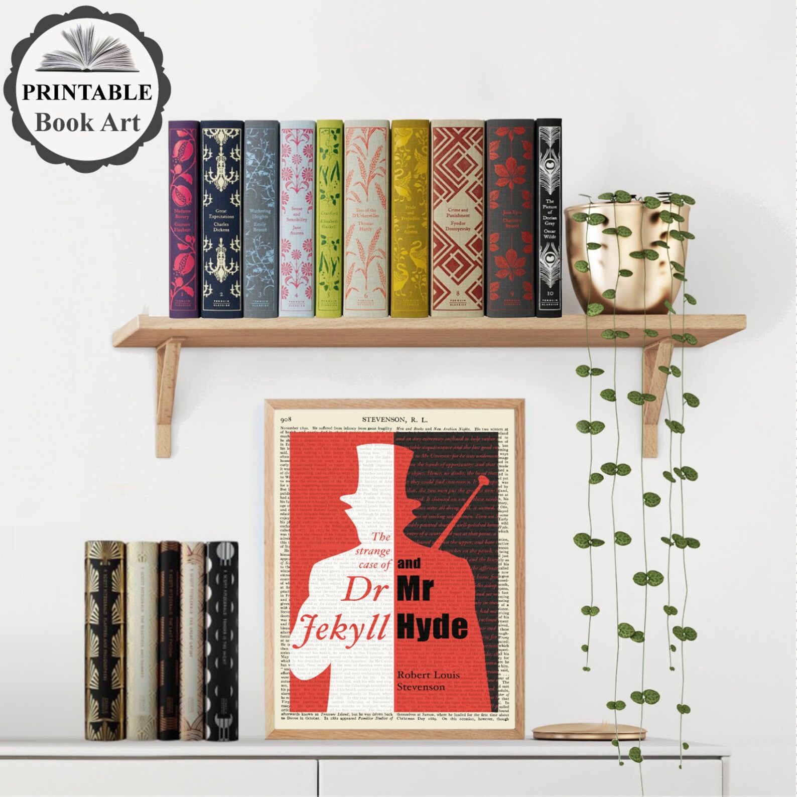 Downloadable 'dr Jekyll and Mr Hyde' Book Cover Art | Etsy