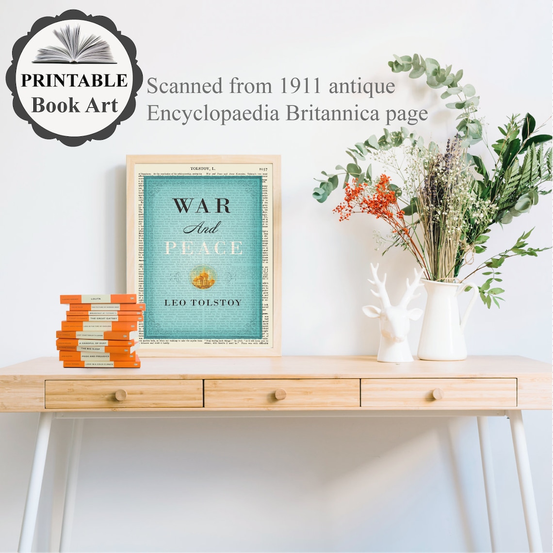 Printable War and Peace Book Cover Art Book Jacket Artwork - Etsy