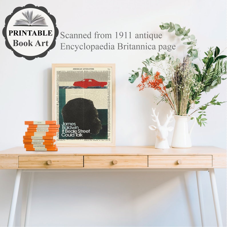 Printable 'if Beale Street Could Talk' Book Cover Art - Etsy