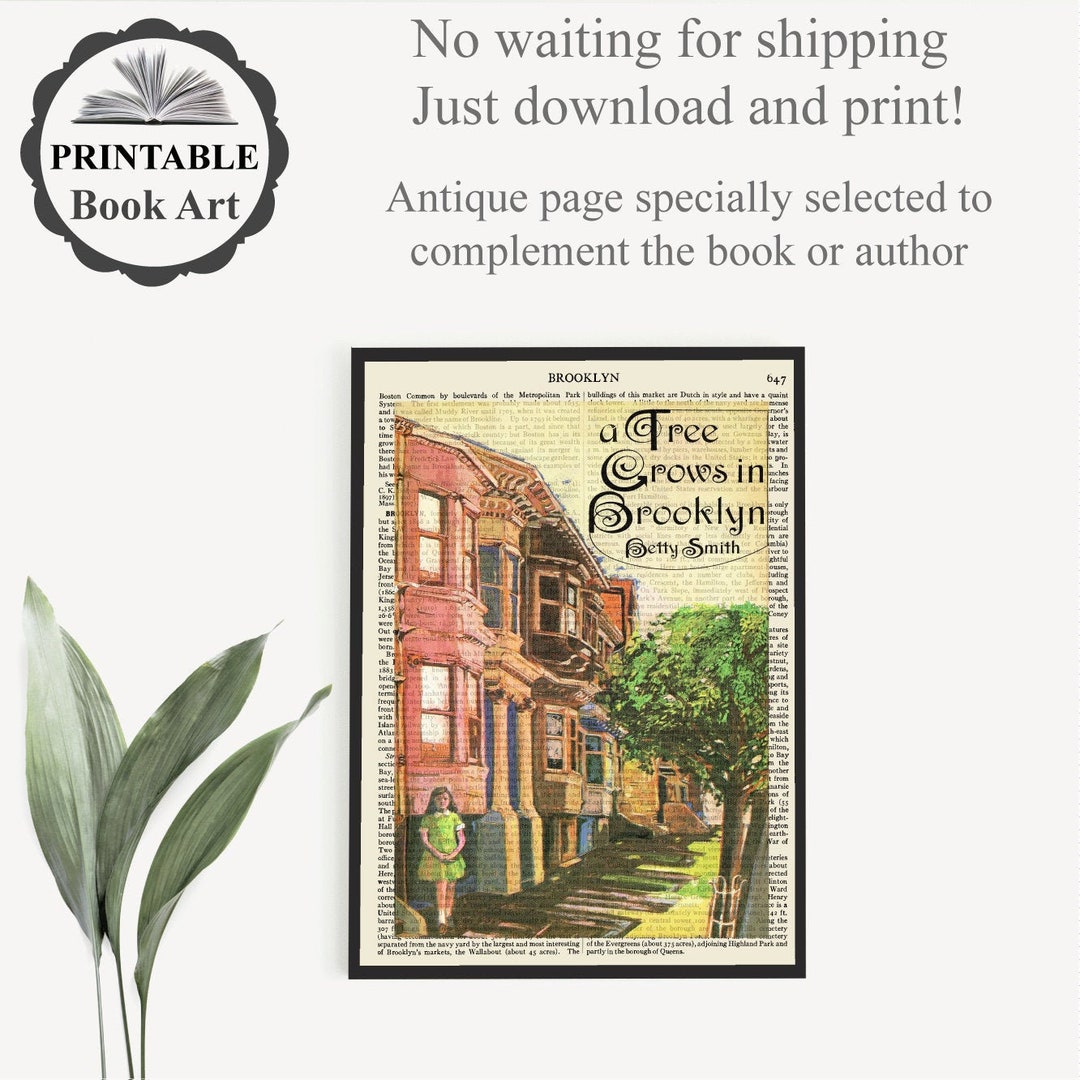 A Tree Grows in Brooklyn Printable Book Cover on 'brooklyn ...