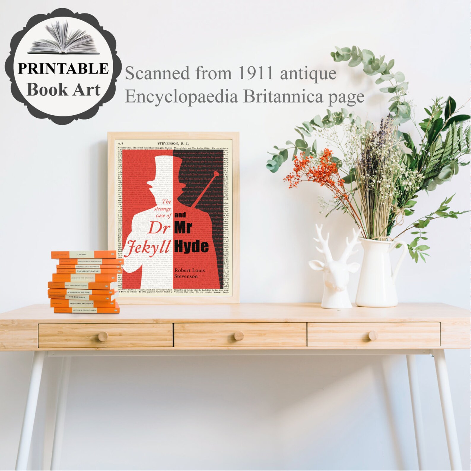 Downloadable 'dr Jekyll and Mr Hyde' Book Cover Art - Etsy