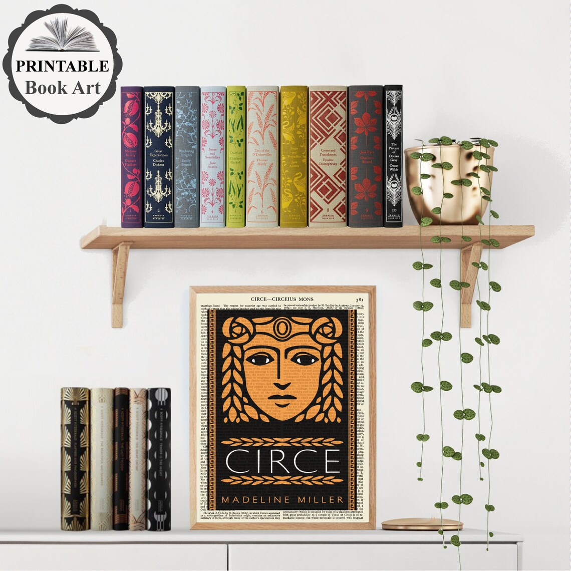 Printable 'circe' Book Cover Art Print, Greek Mythology, Historical ...
