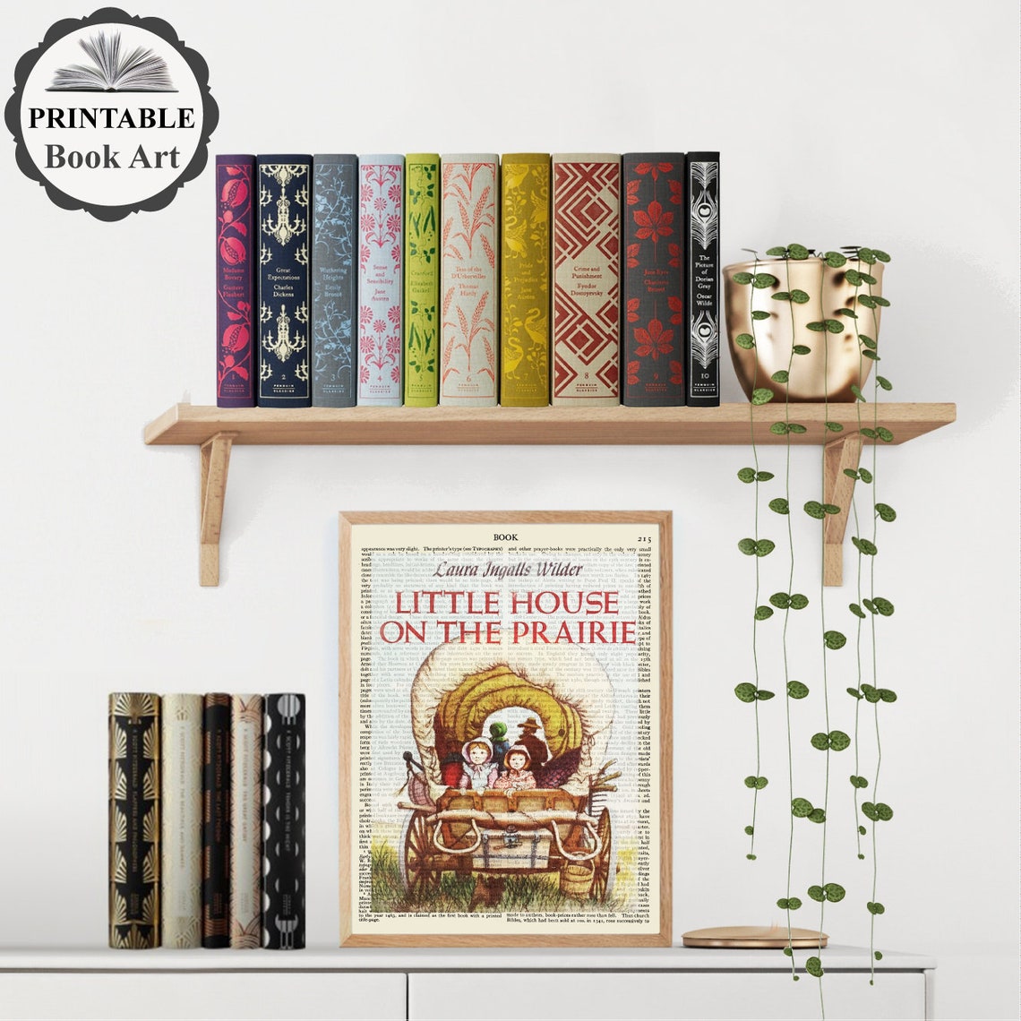 Printable 'little House on the Prairie' Art Print on - Etsy