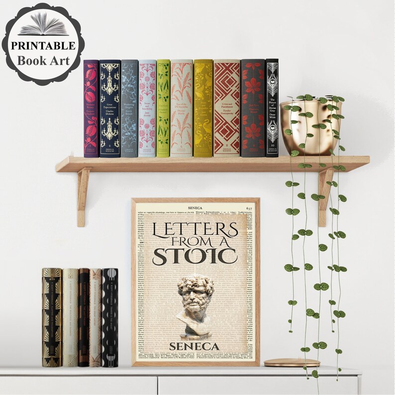 Printable Art of 'letters From A Stoic' Book Cover on - Etsy