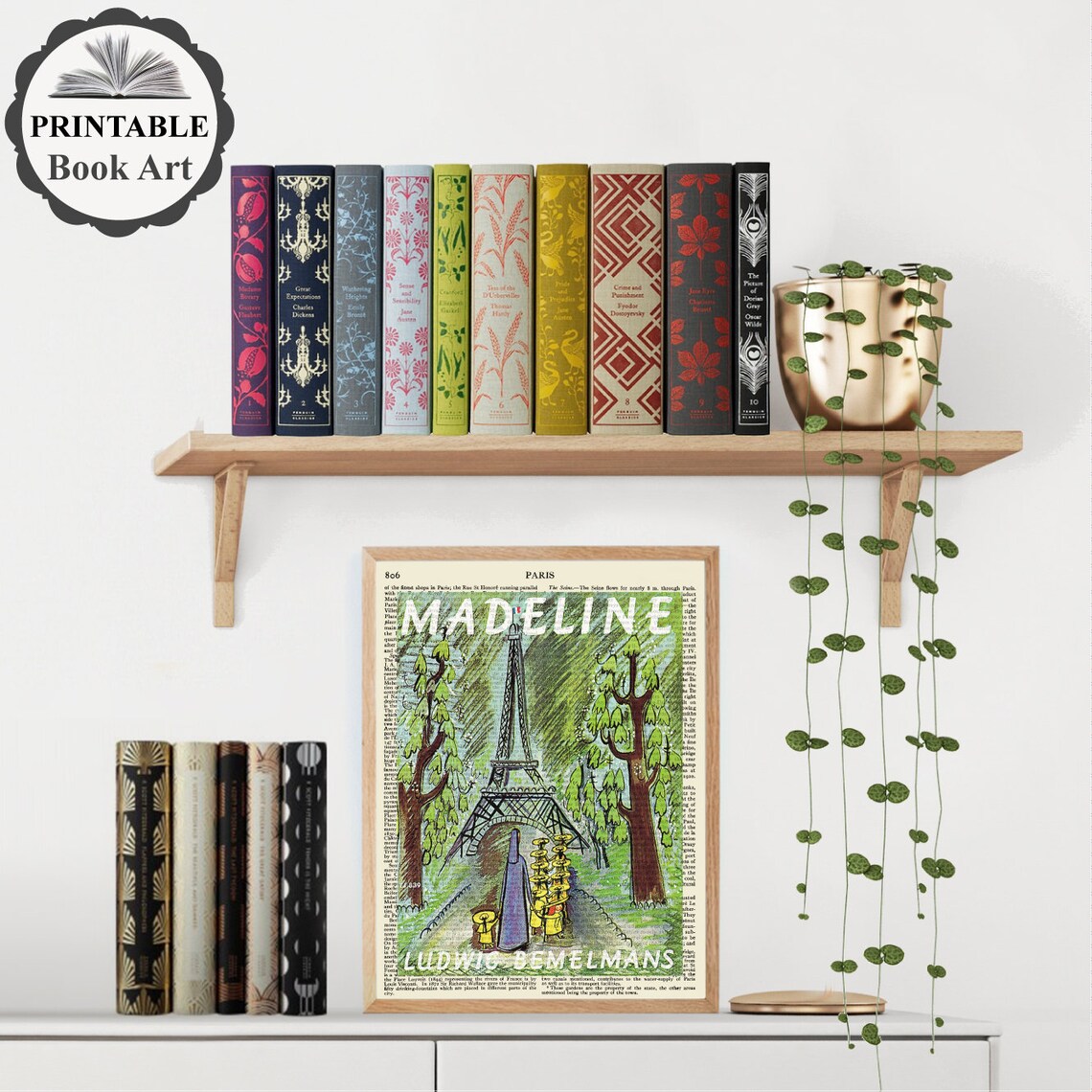 Printable 'madeline' Art Print of Book Cover on | Etsy