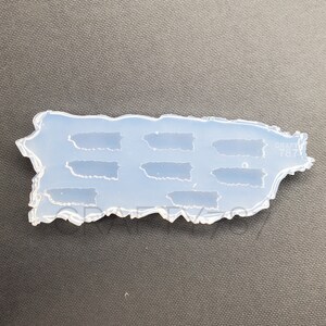 Puerto Rico Studs Earring Silicone Mold | Resin Jewelry Silicone Mold ...