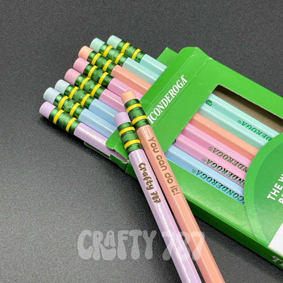 Personalize Pastel #2 Pencils, Custom Pencil, Teacher Gift, Back to ...