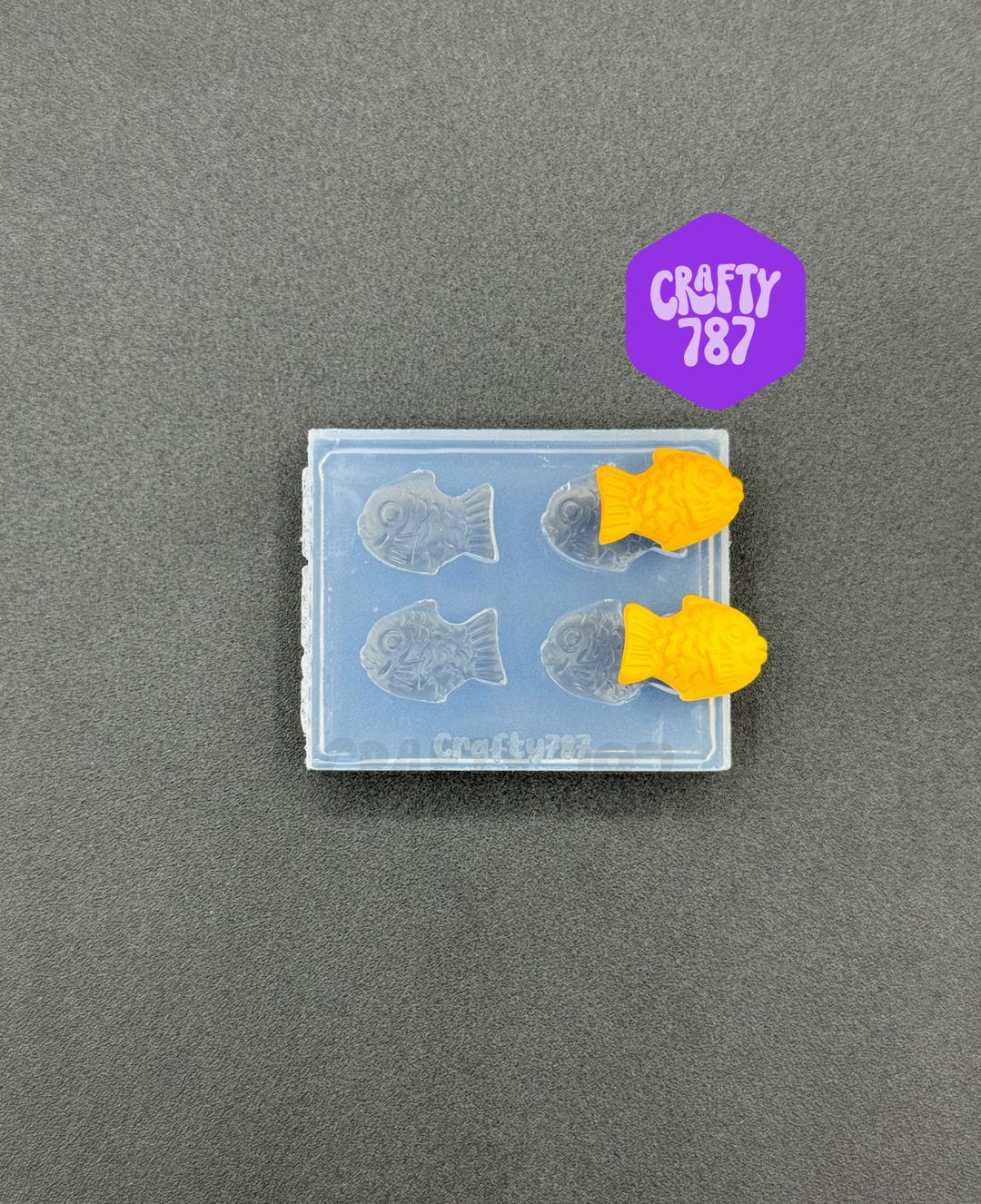 Goldfish Taiyaki Cracker Silicone Mold, Earring Silicone Mold, Food ...