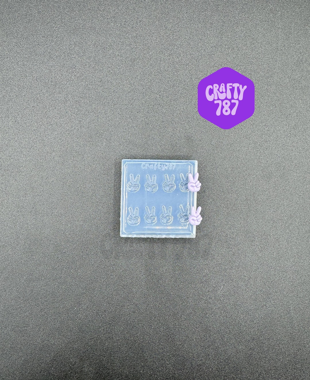 Peace Hand Sign Silicone Mold, Resin Jewelry Mold, UV Resin Mold, Food ...