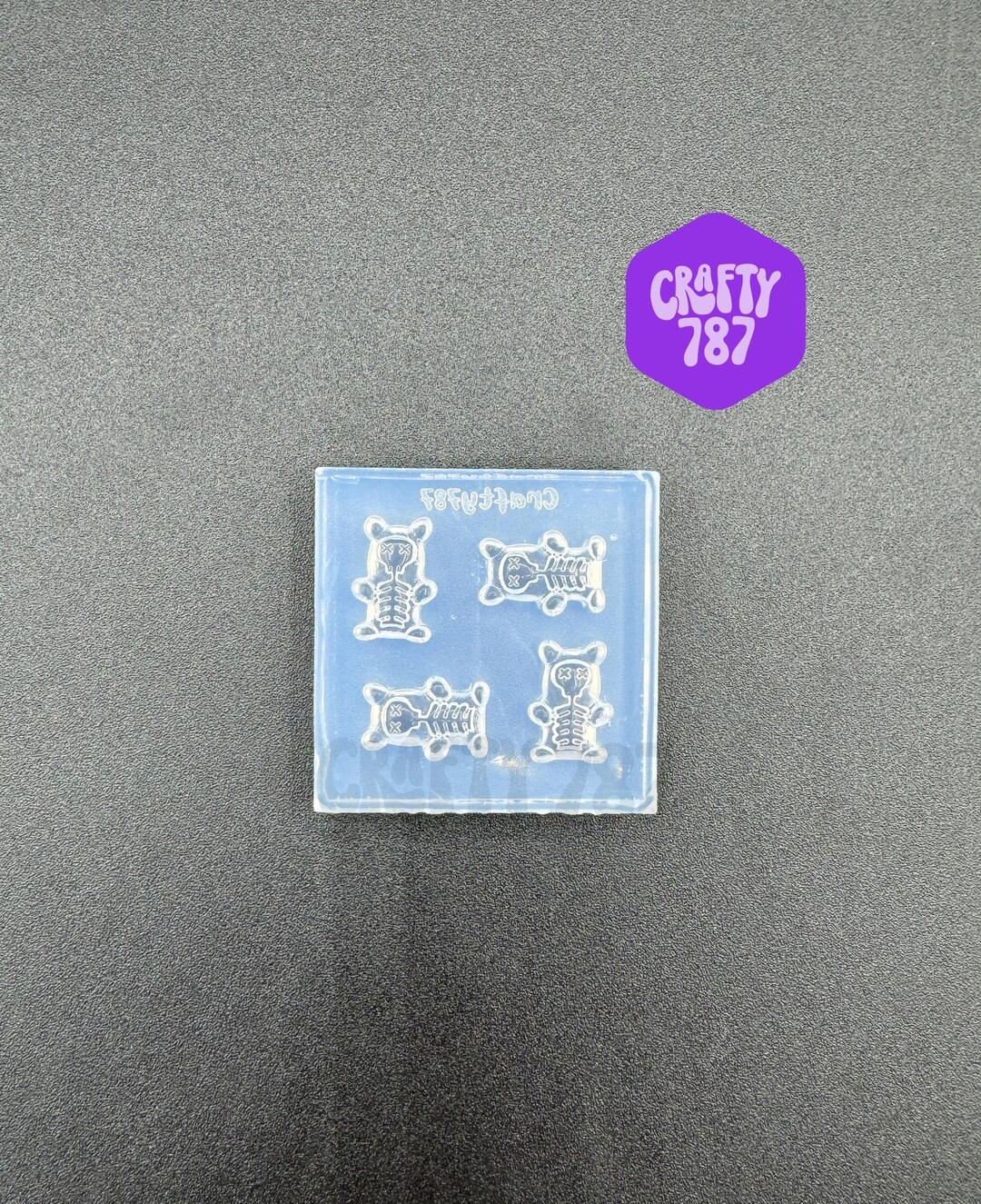 Skeleton Gummy Bear Silicone Mold, Halloween Earring Silicone Mold ...