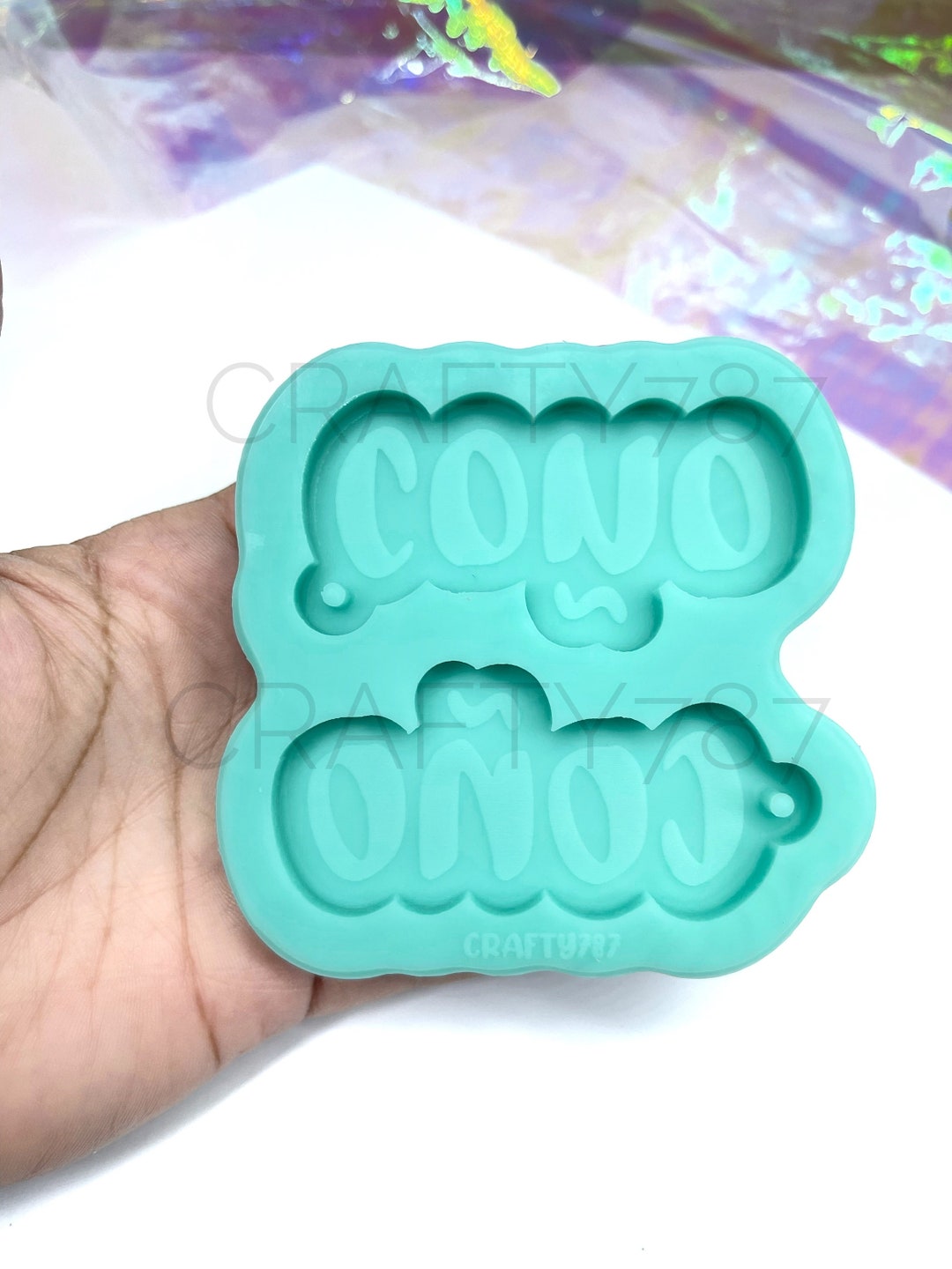 Coño Keychain Silicone Mold , Puerto Rico Mold Resin Mold , Puerto Rico ...