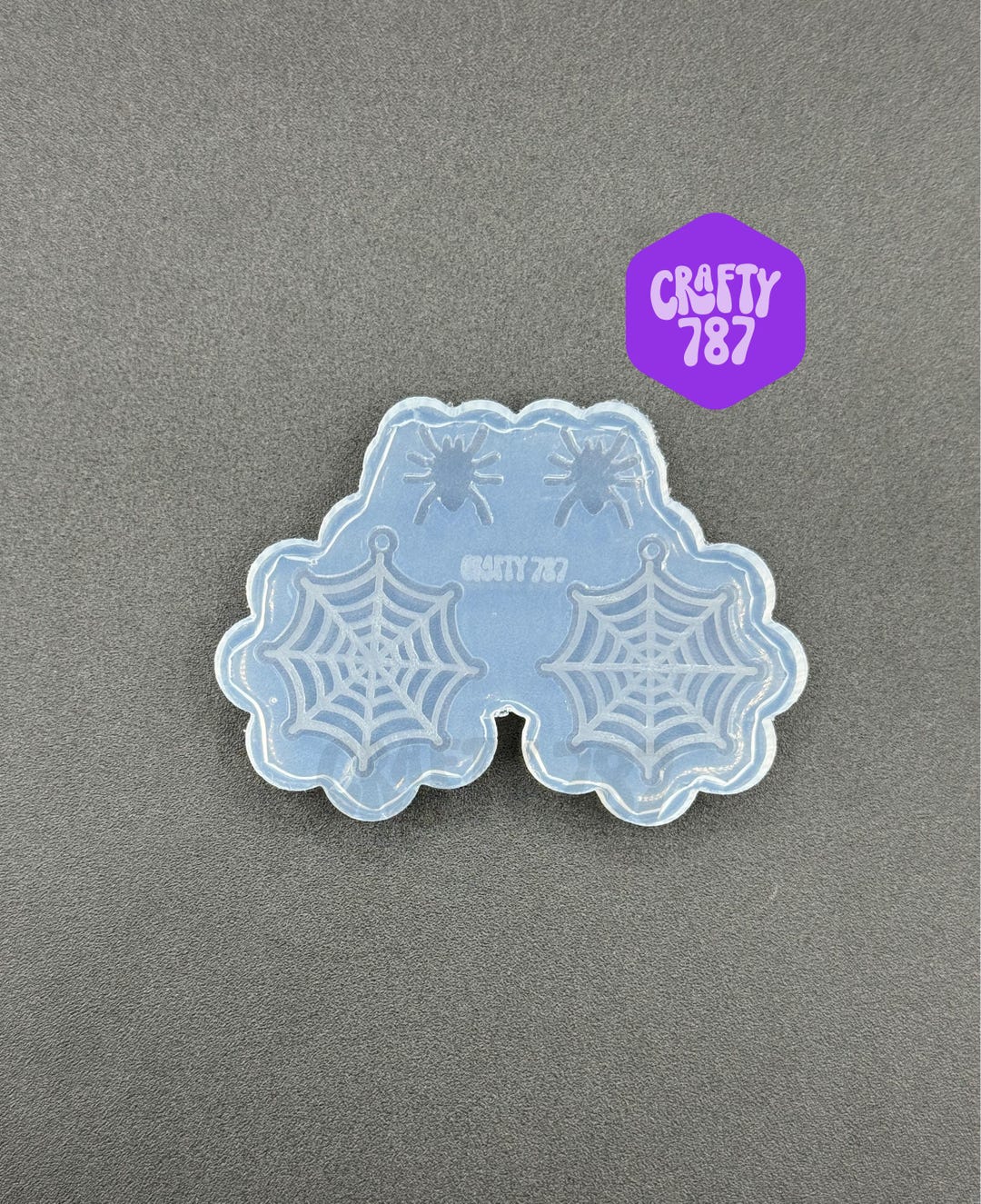 Spider Web Dangle Earring Mold, Halloween Mold, Resin Jewelry Mold, UV ...