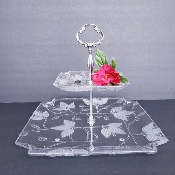Crystal Serving Tray - Etsy