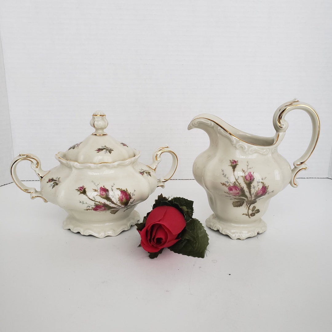 Rosenthal - Continental Pompadour Moss Rose Sugar Bowl With Lid and ...
