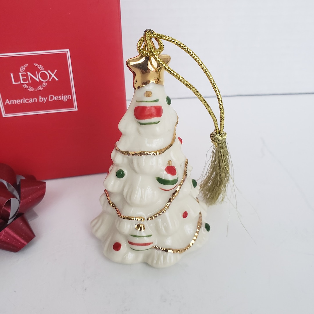 Lenox American by Design Christmas Tree Ornament White - Etsy