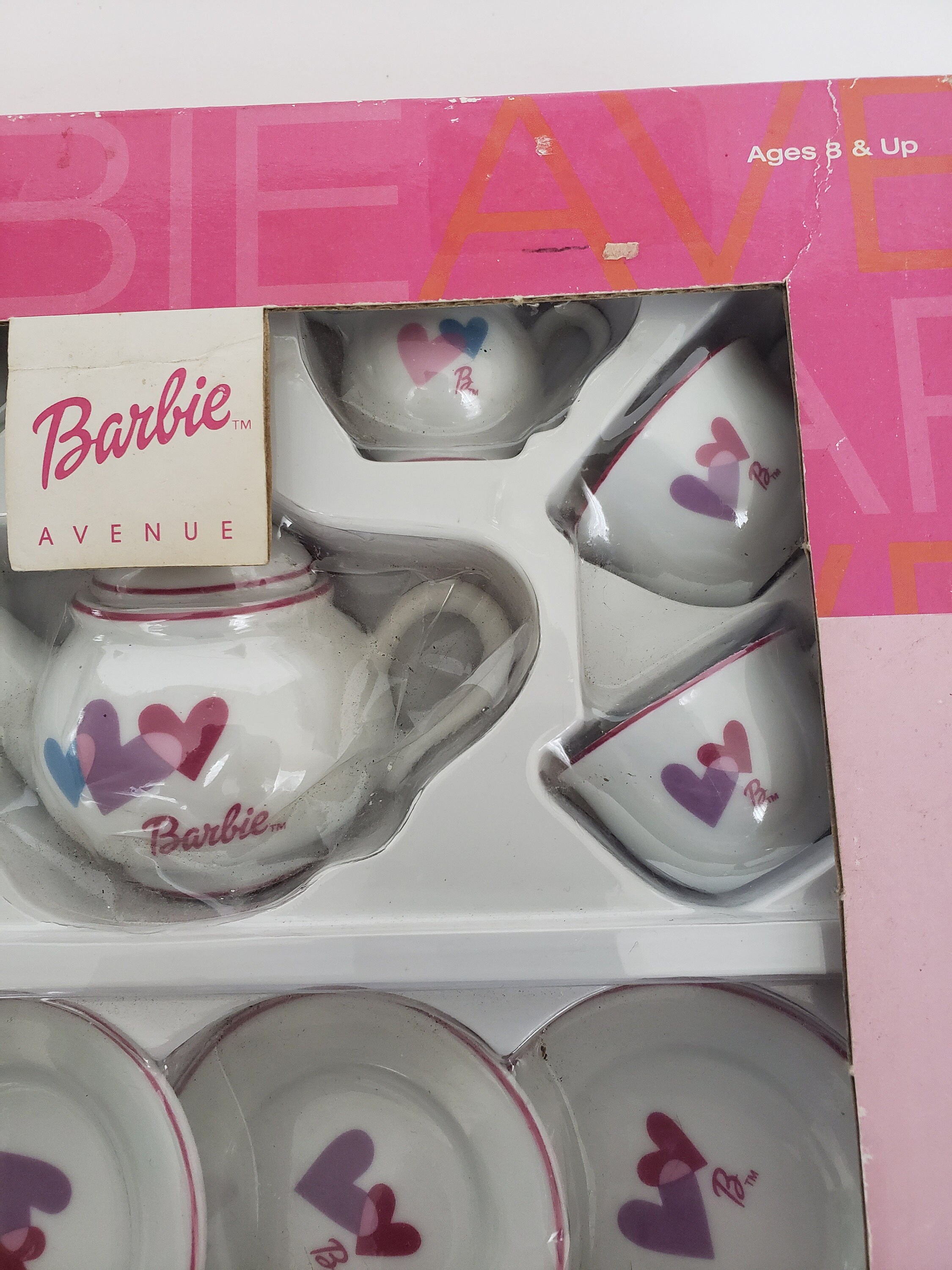 Vintage Barbie Porcelain Tea Set Teapot Sugar Bowl Creamer | Etsy