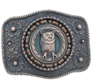 Copper Wood Badge Critter Buckle | Etsy