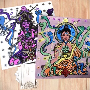 Buddha Wall Art, Ancient Board Game of Divine Wisdom With Custom ...