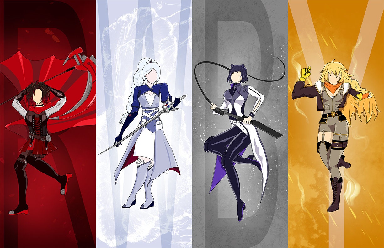 Team RWBY Poster | Etsy