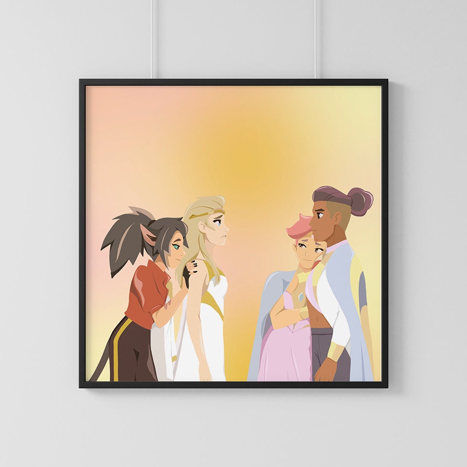 She-ra Best Friend Squad Print Poster - Etsy