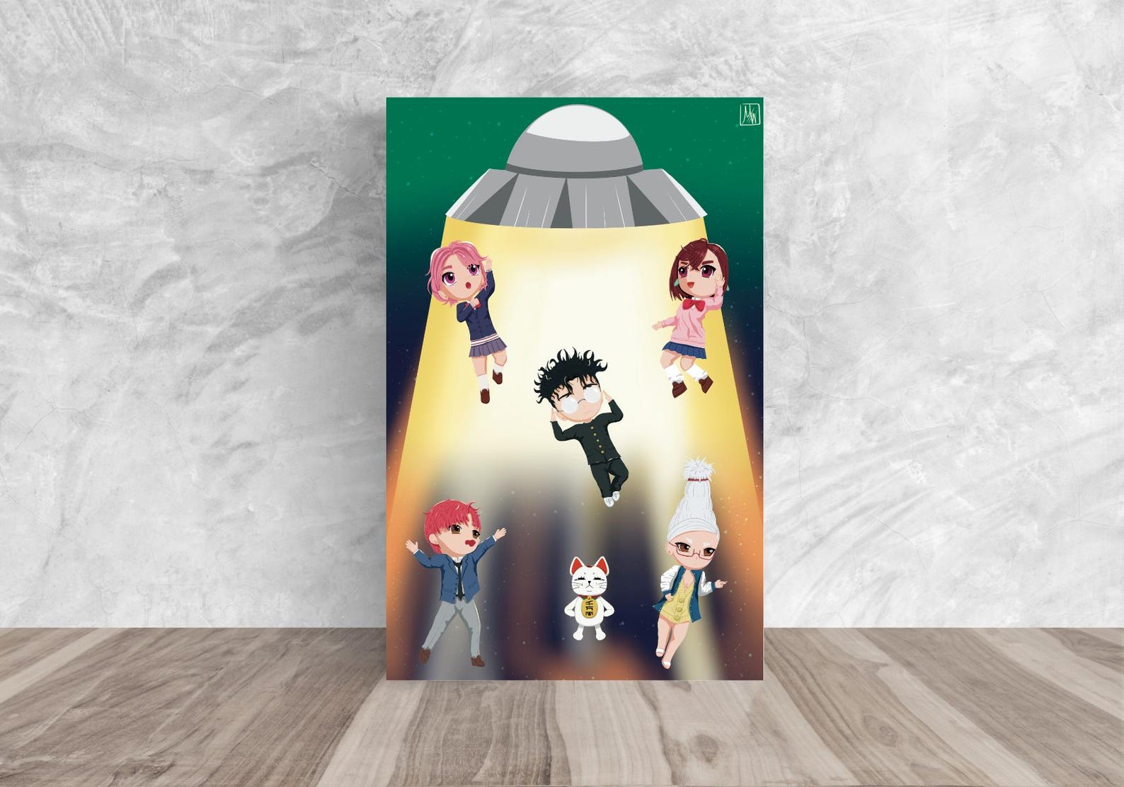 Dandadan Abduction Print - Etsy