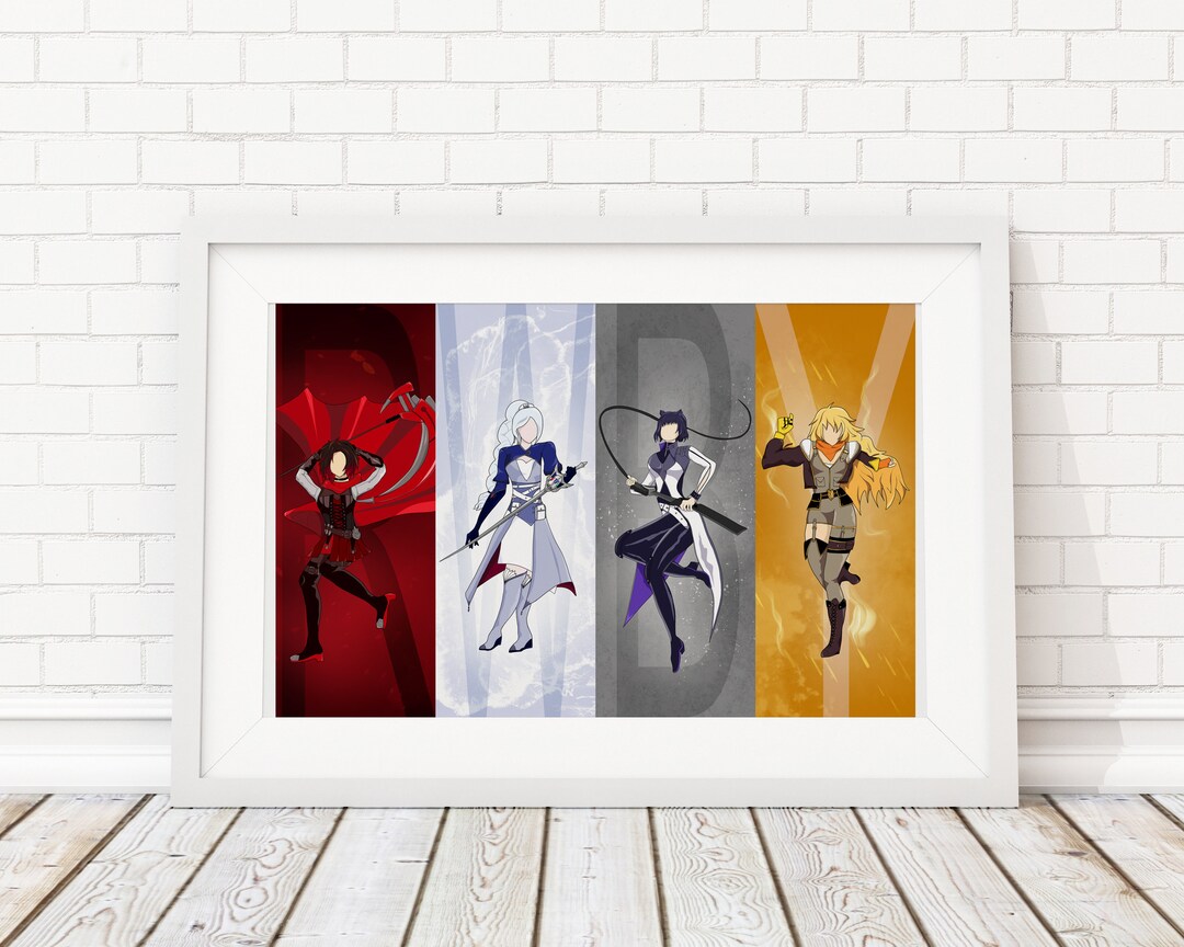 Team RWBY Poster - Etsy