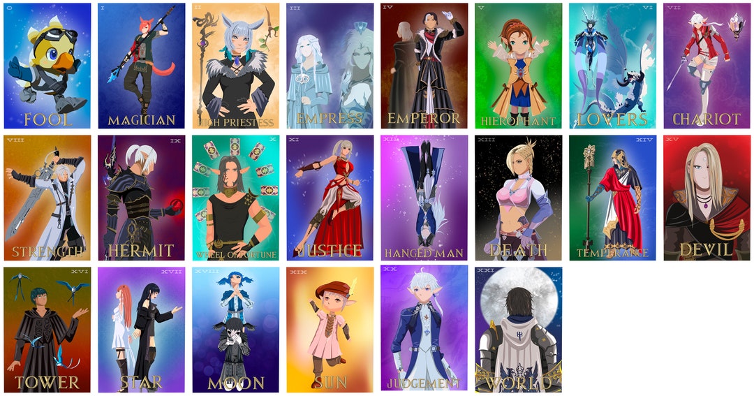 Final Fantasy XIV Tarot Art - Etsy