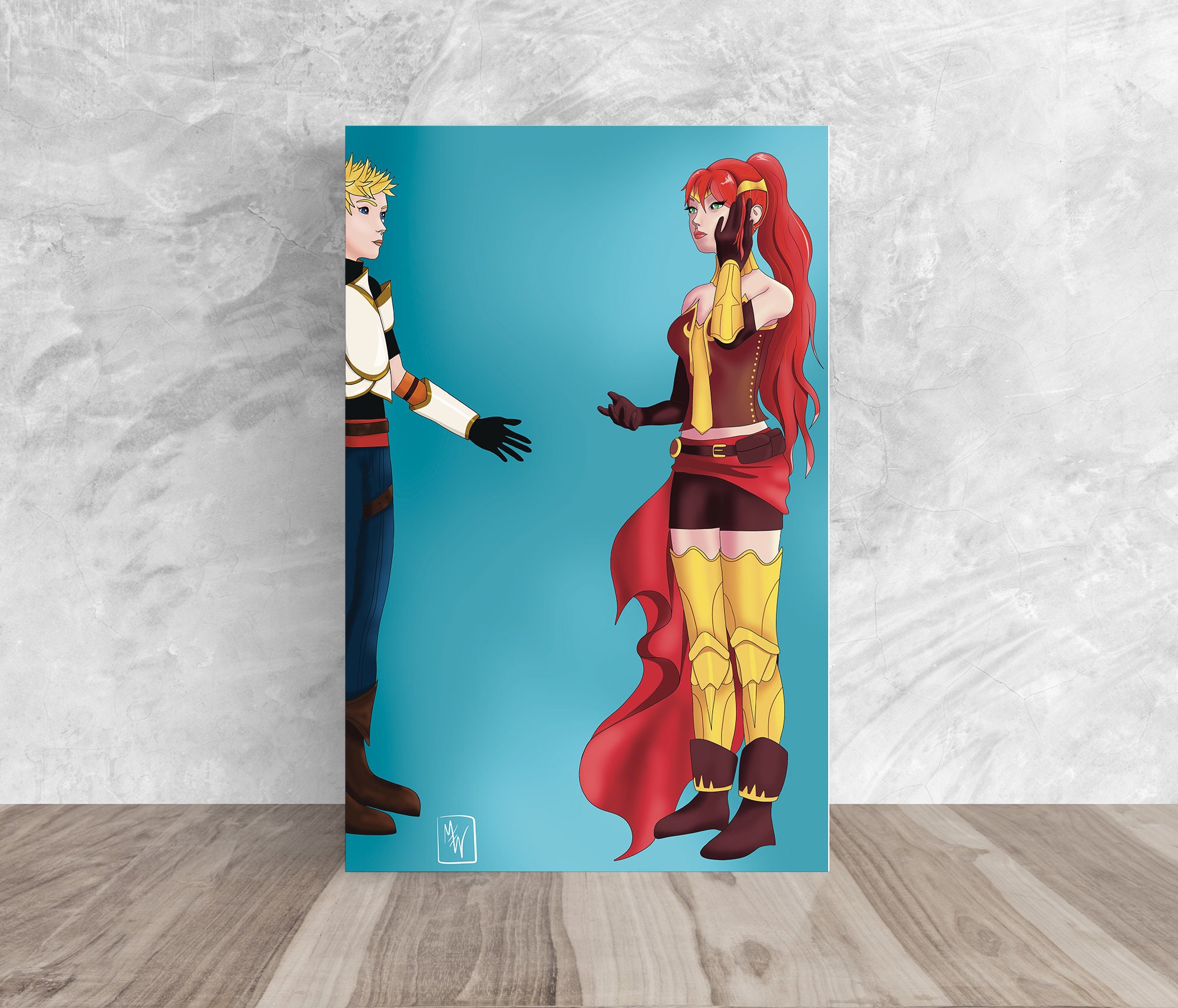Rwby Jaune And Pyrrha