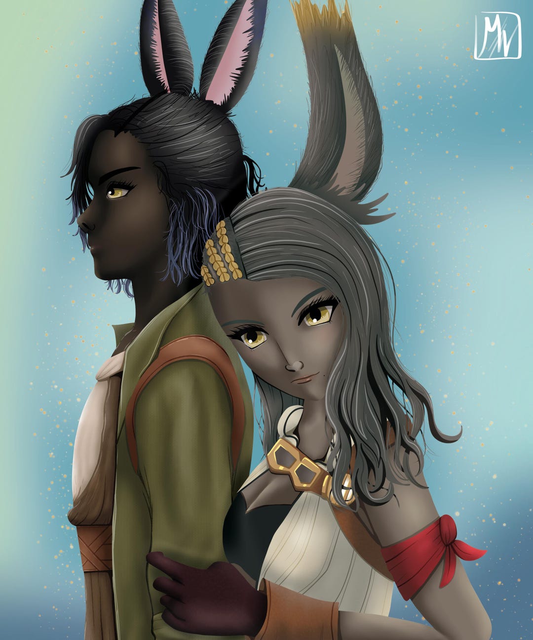 FFXIV Erenville & Cahciua Print - Etsy