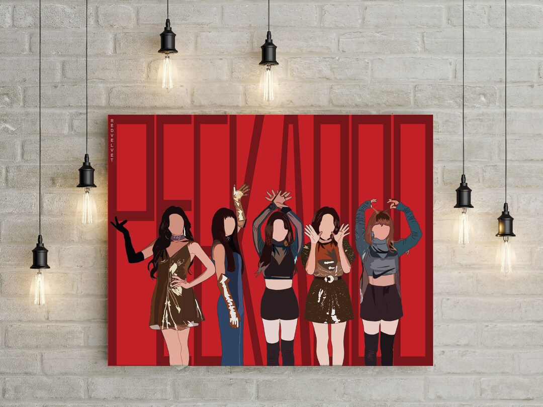 Red Velvet peekaboo Poster - Etsy