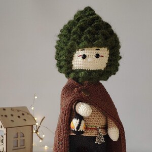 Fox and Elfo Crochet Pattern, Set 2in1, Pine Cone Crochet Pattern - Etsy