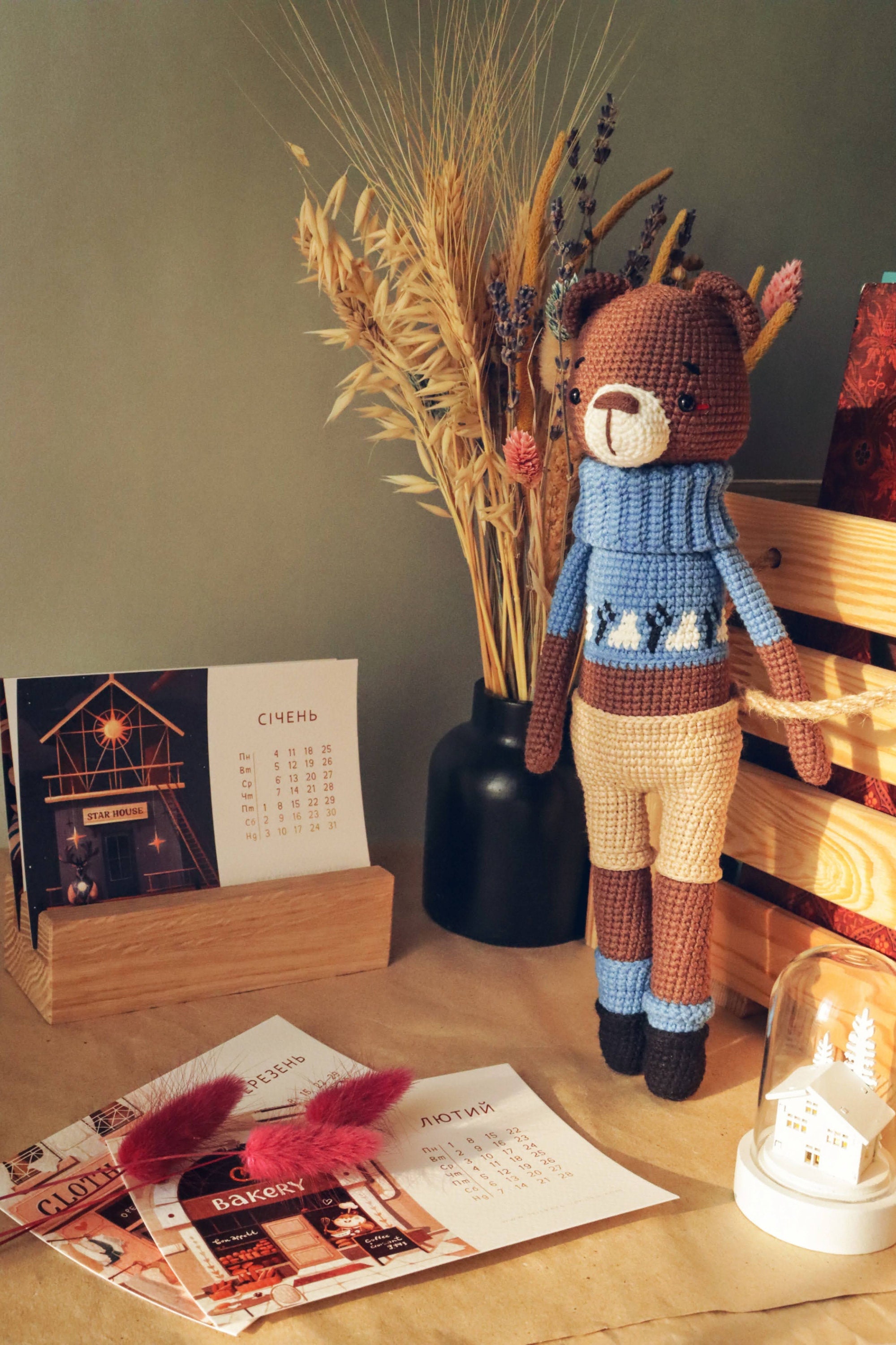 Crochet patterns FriendsGirls Set: Rabbit Bear Donkey and | Etsy