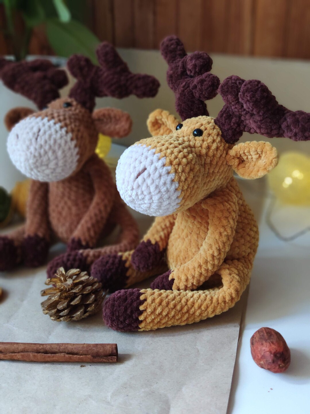 Crochet Moose Pattern, Plush Pattern, Amigurumi Moose, Cute Animals - Etsy