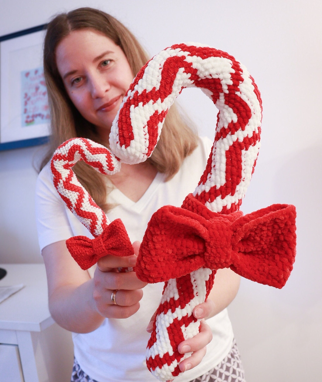 Crochet Christmas Candy Cane Pattern - Etsy UK