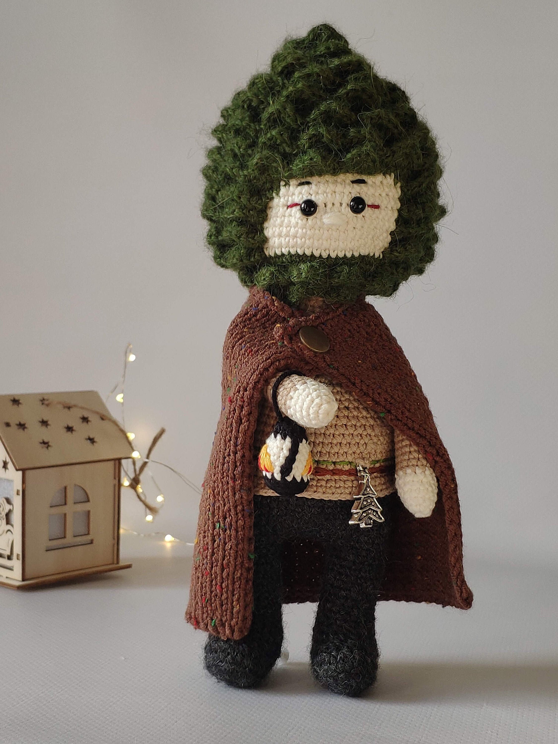 Fox and Elfo Crochet Pattern Set 2in1 Pine Cone Crochet - Etsy