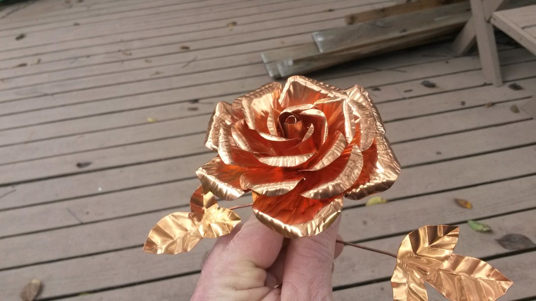 Copper Rose - Etsy