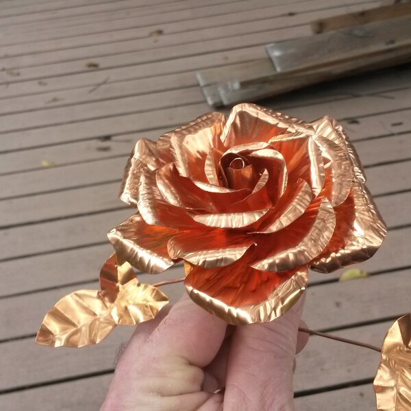 Copper Rose - Etsy