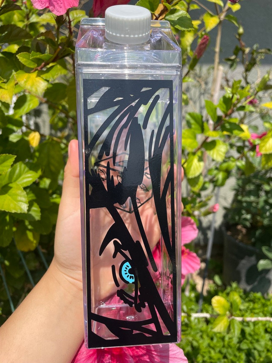 Gojo Satoru Milk Carton Water Bottle - Etsy