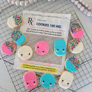 Get Well Cookie Gifts Patient/pharmacy-techs/doctors/nurse Appreciation ...