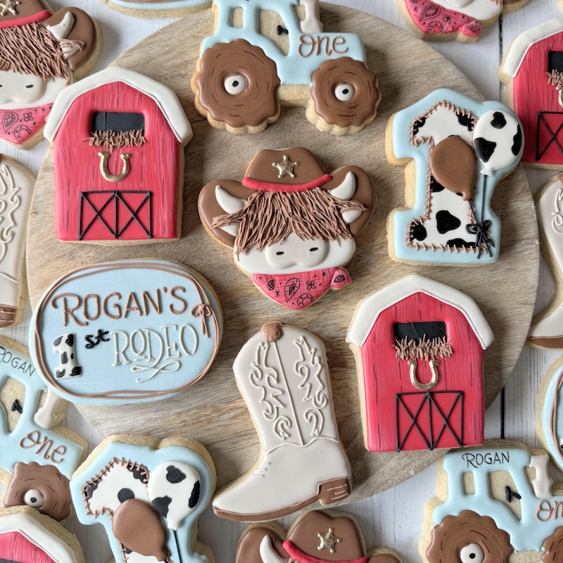 Western Theme Cookies - Etsy