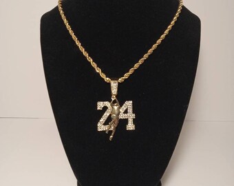 Gold Kobe Pendant - Etsy