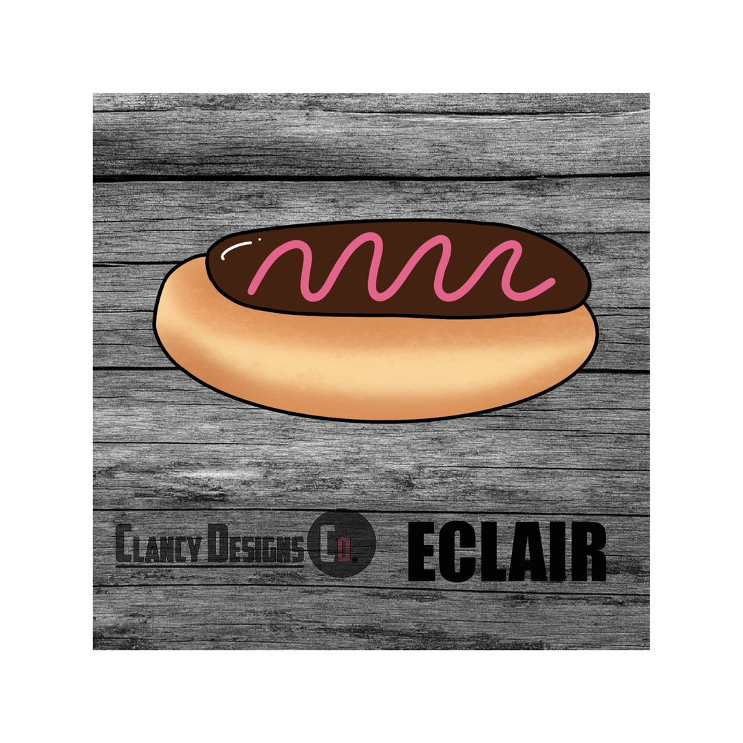 Eclair / Chocolate Donut / Chocolate Bar / Maple Bar Cookie - Etsy