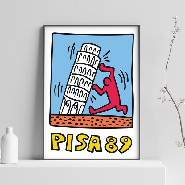 Keith Haring Tower - Etsy