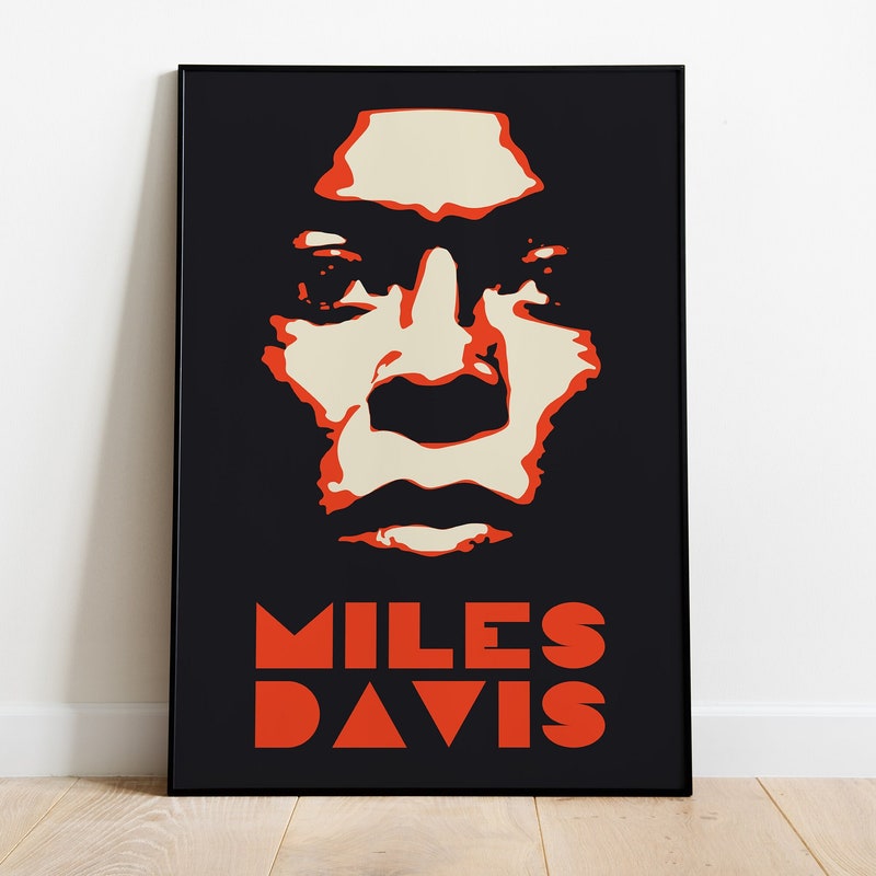 Miles Davis Poster - Etsy