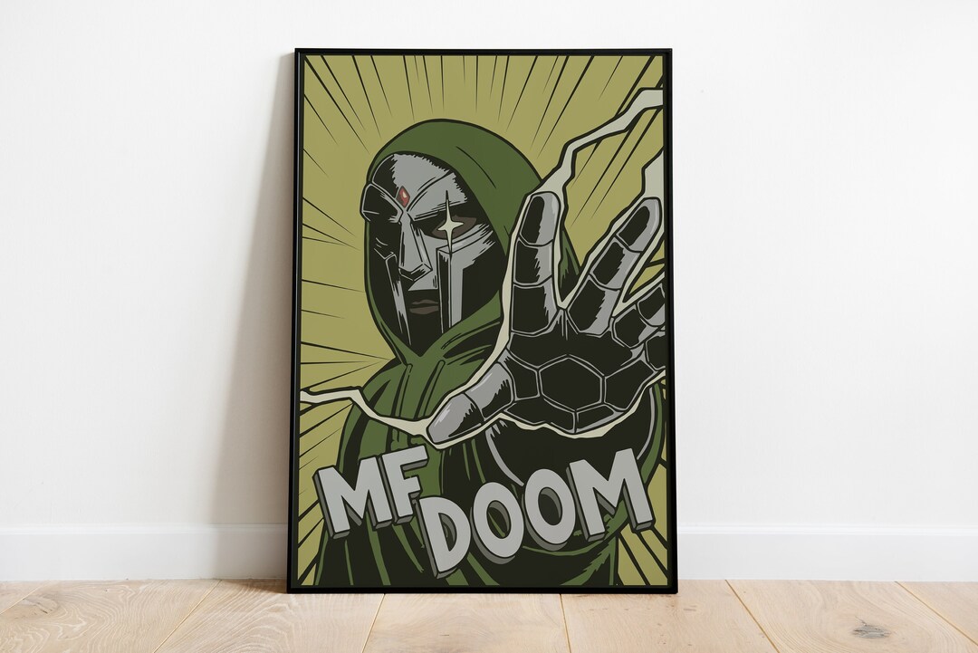 MF Doom Poster Mm Food and Madvillainy Album Art Print, Mf Doom Wall Decor, Unique Gift for MF ...