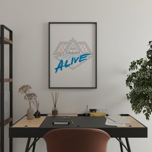 Daft Punk Alive 2007 Album Poster: Indie Room Decor, Concert Art ...